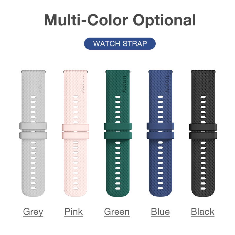 Jual Huafit Aolon Original Smartwatch Strap 22mm For S10/S8/GTS/Metro2 ...