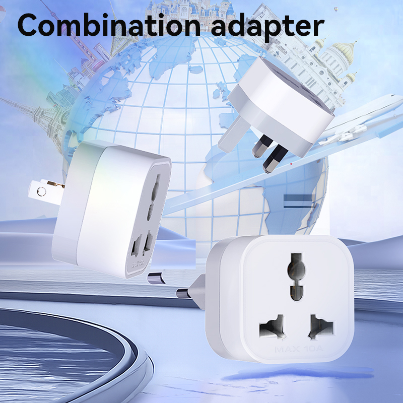Jual Deli Universal Travel Adapter Set Multi-Country 3 in 1 / Colokan ...