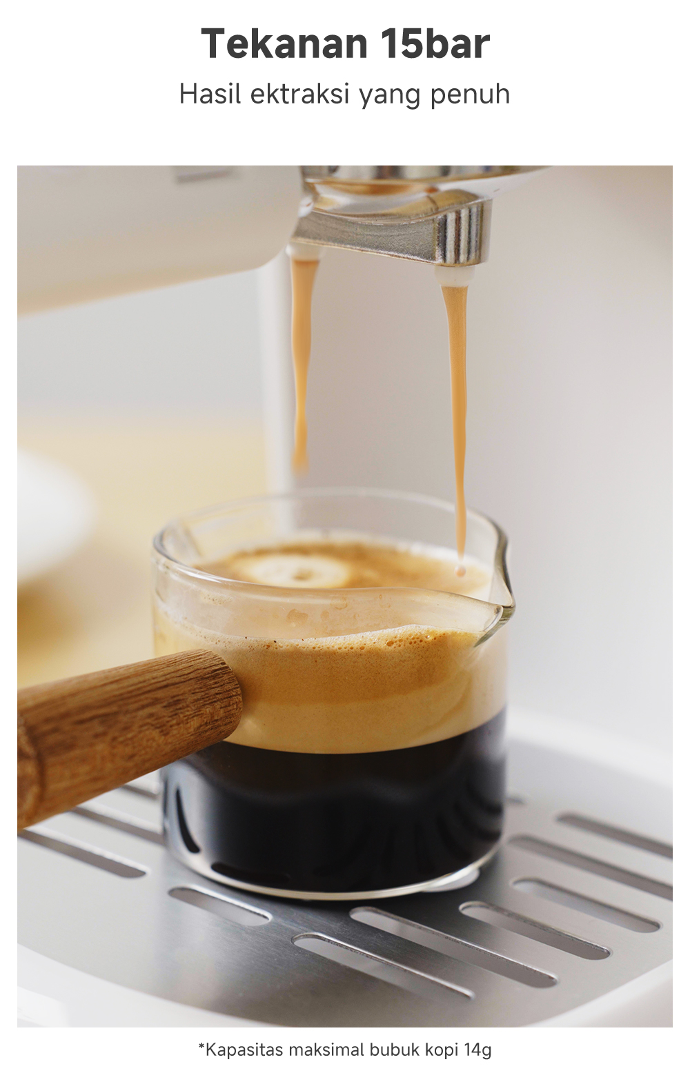 Jual Simplus Mesin Espresso Semi Otomatis Tekanan 15bar Kapasitas