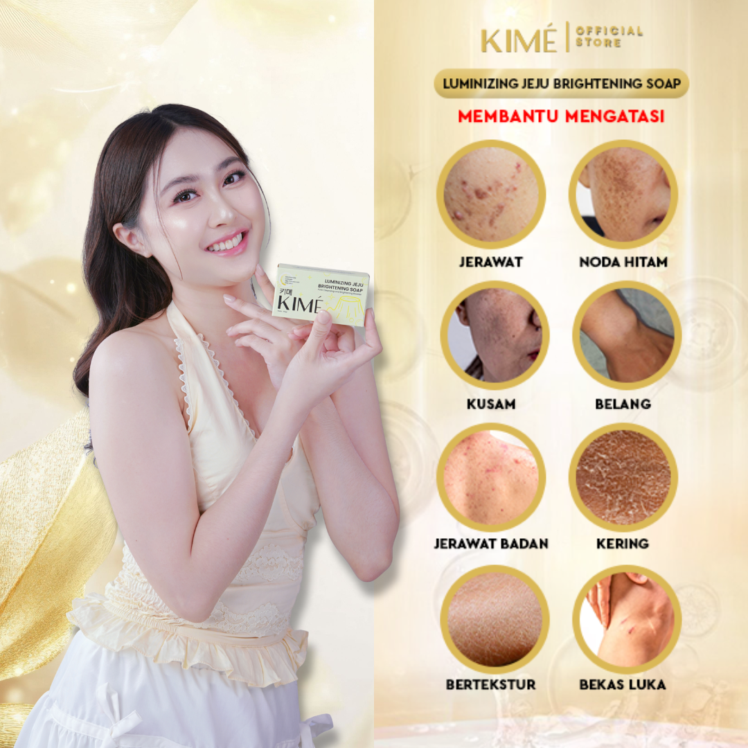 Jual [NOT FOR SALE] KIME LUMINIZING JEJU BRIGHTENING SOAP | Sabun Mandi ...