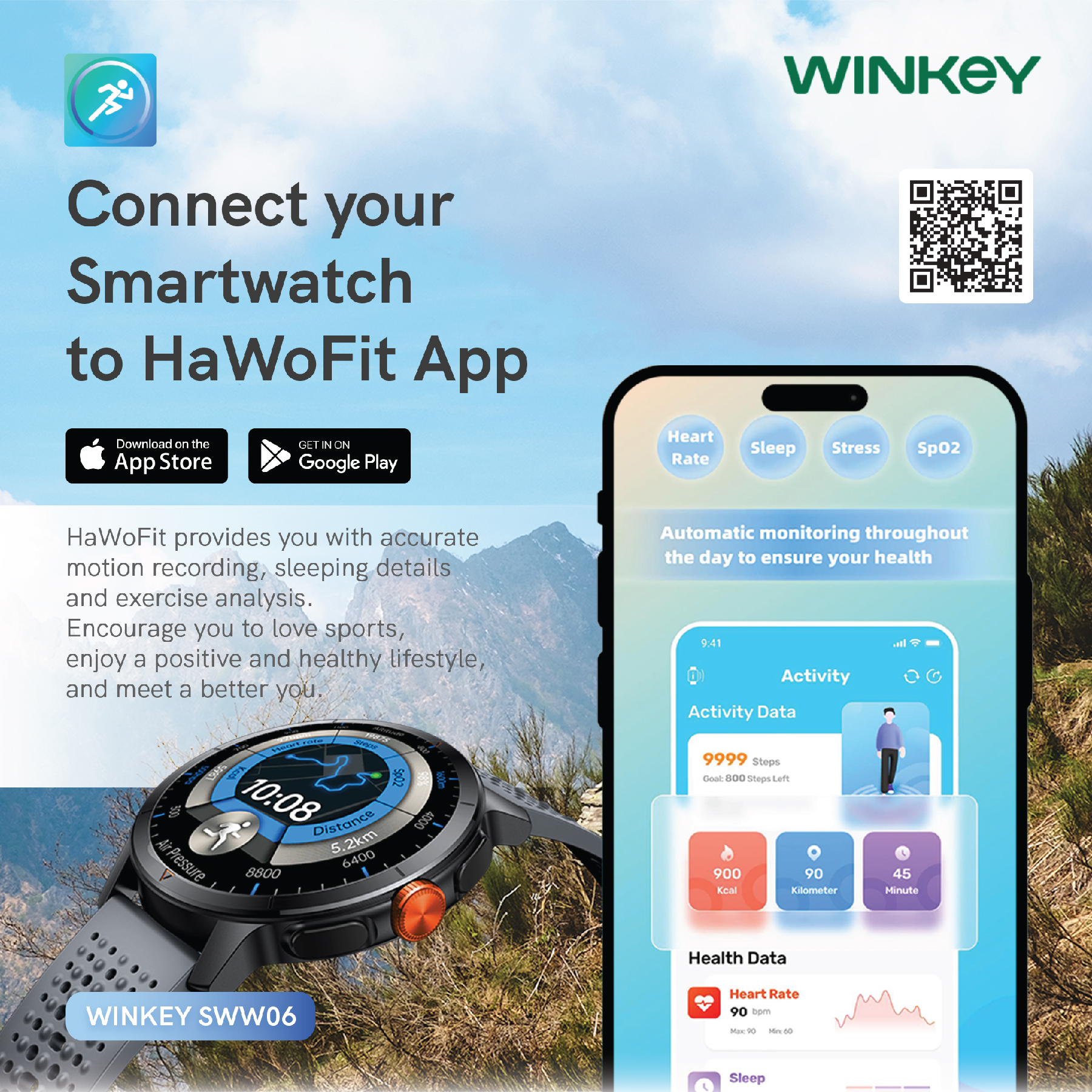 Jual WINKEY Smartwatch Running NaviGO PRO STRAVA Built in GPS Offline ...