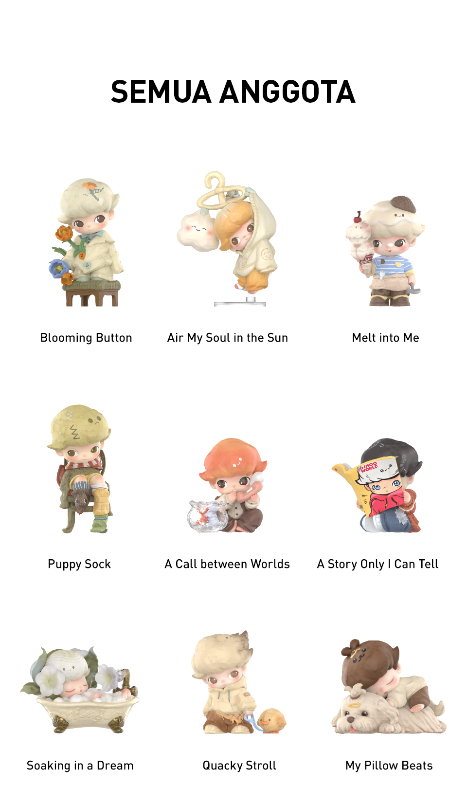 Jual POP MART DIMOO The Missing Day Series Action Figures Blind Box ...