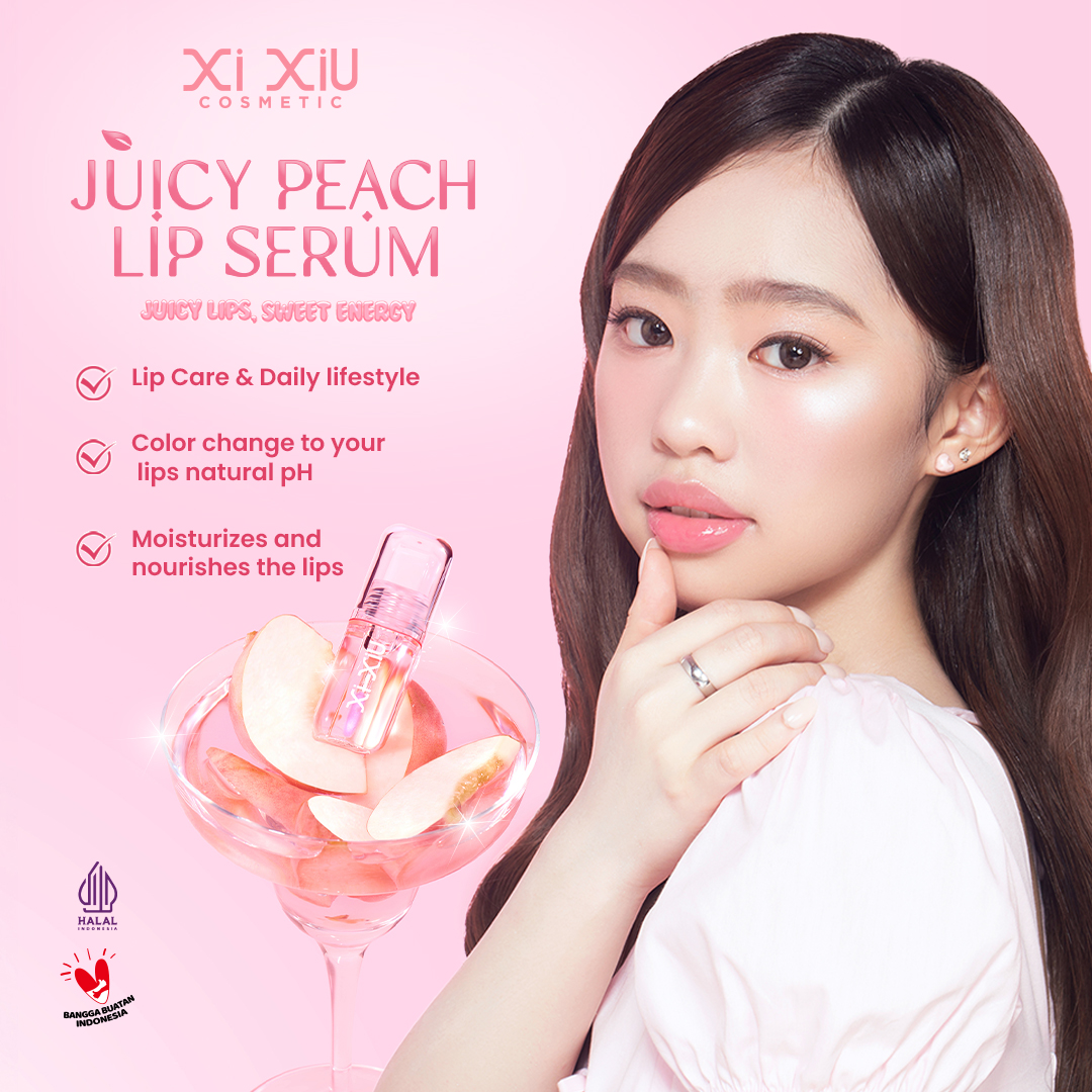 Jual [NEW LAUNCH] Xi XiU JUICY PEACH LIP SERUM | Moisturizes and nourishes A sweet delight of ...