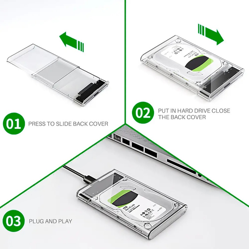 Jual RUNDY [COD] 3.0 2.5"inch SATA Casing Hardisk External HDD External ...