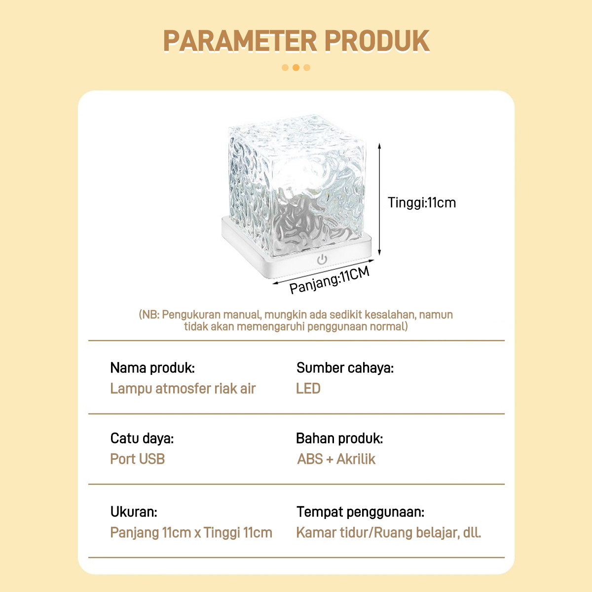 Jual CELOGLO Lampu Proyektor Aurora Lampu Crystal Meja 16 Warna Lampu ...