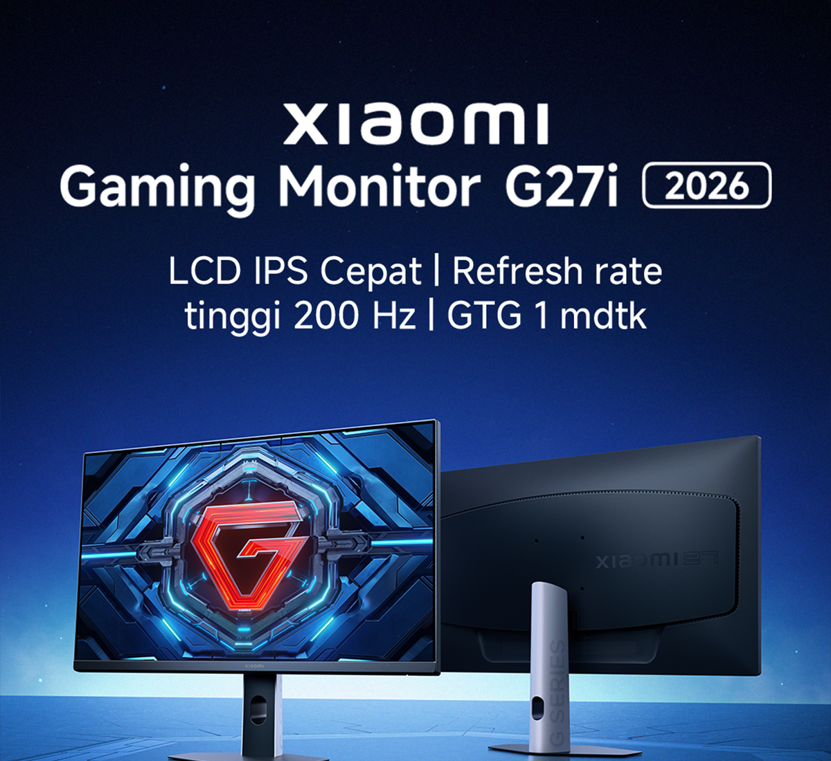 Jual Xiaomi Gaming Monitor G27i 2026 | Faster Refresh Rate 200Hz | Fast ...