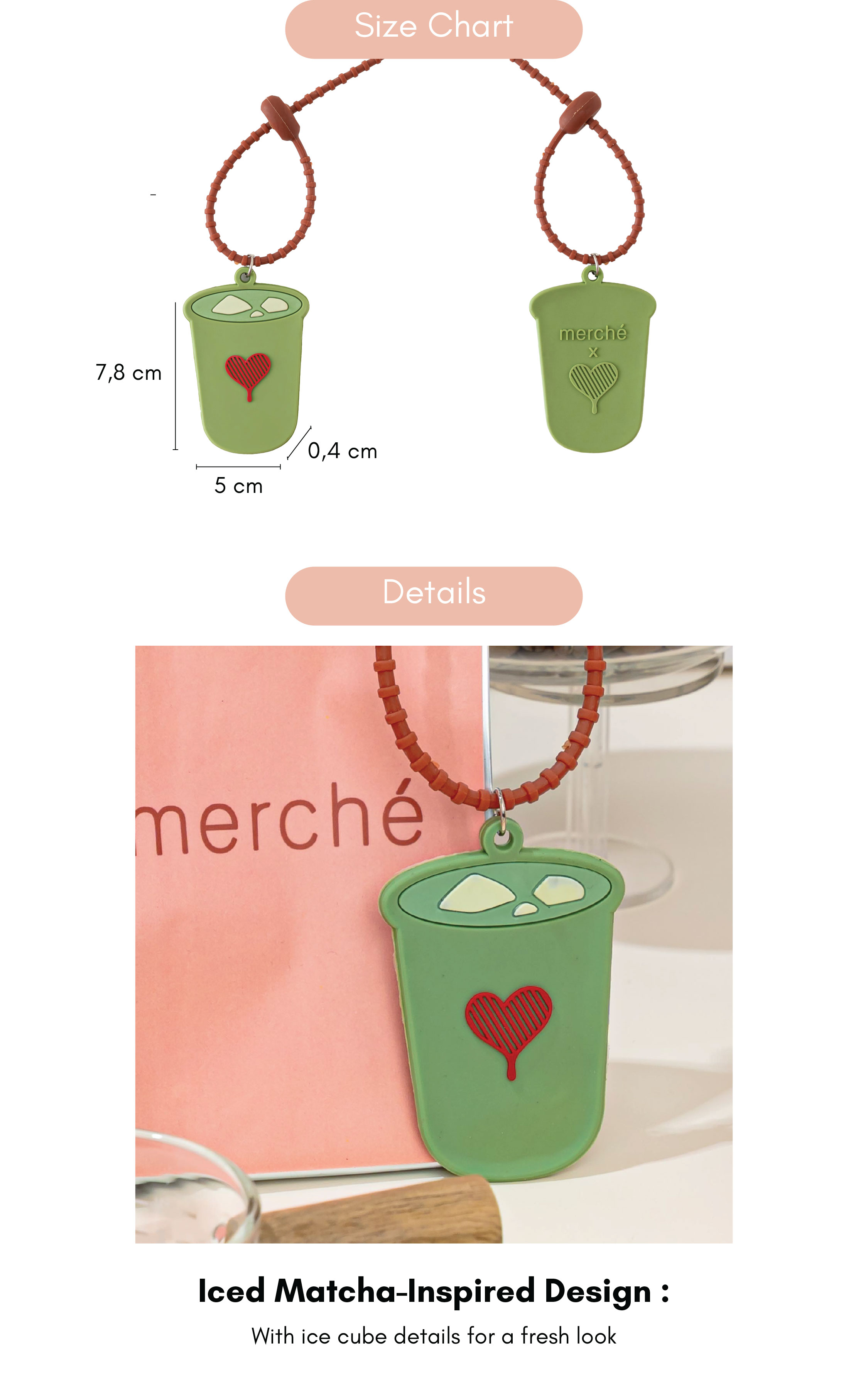 Jual Merche Matcha Latte Charm | Shopee Indonesia