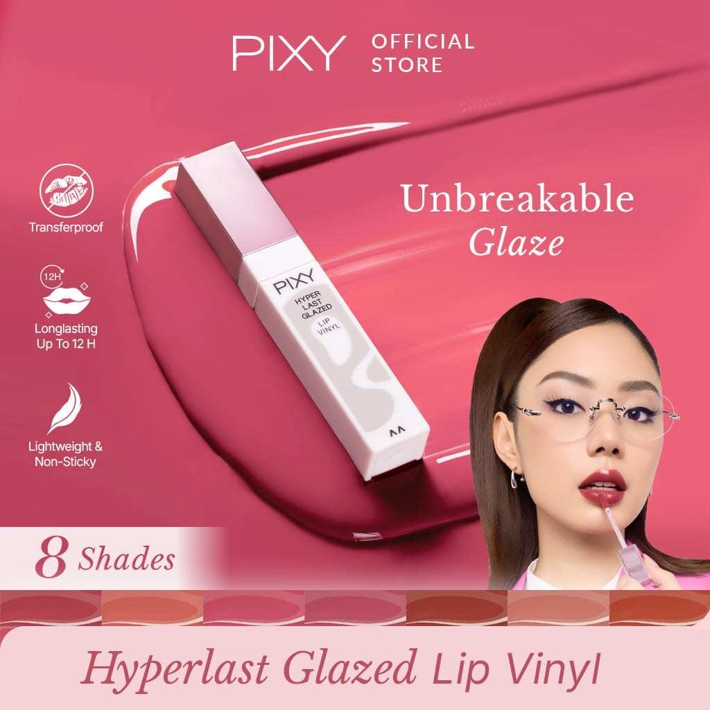 Jual Pixy Hyperlast Glazed Lip Vinyl 3g/Lip Cream/Lip Matte | Shopee ...