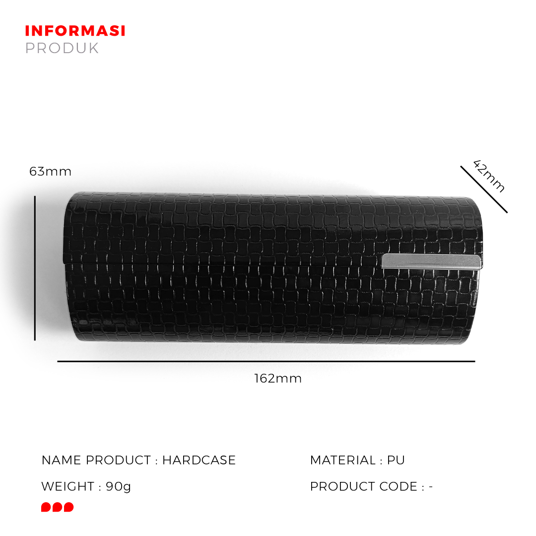 Jual SHERYACC Box Tempat Kacamata Portable Hardcase Handmade Premium PU H032 | Shopee Indonesia