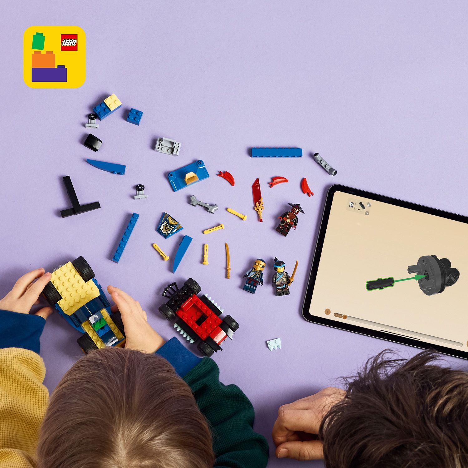 Jual LEGO Ninjago 71840 Rogue vs. Drix Race Car Duel (111 Pieces ...