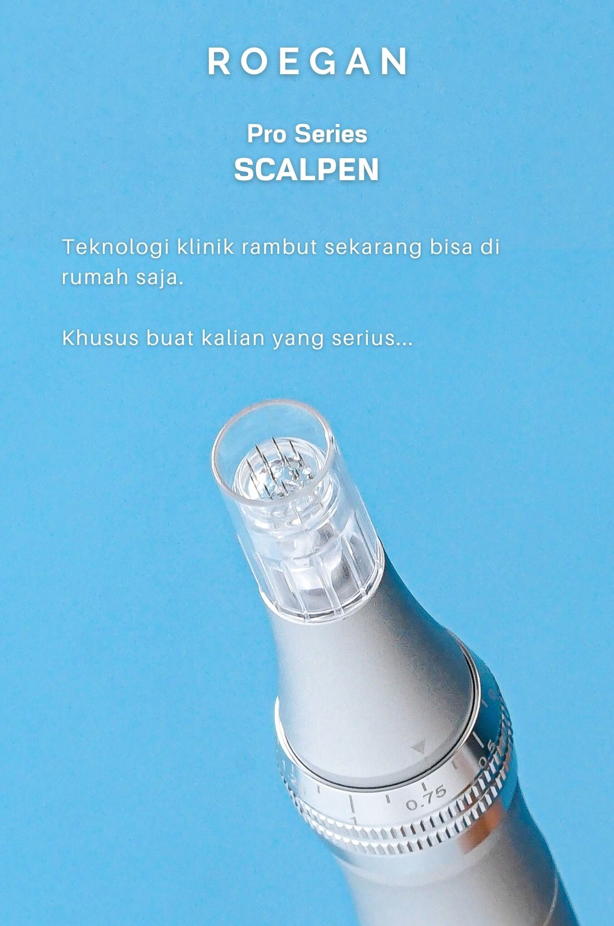 Jual ROEGAN ScalPen Micro Needling (Derma Pen Rambut) | Shopee Indonesia