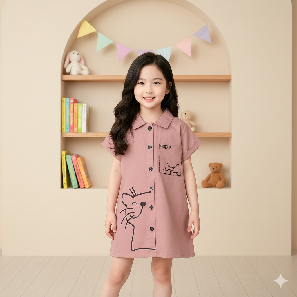 Jual Two Mix - Molly Dress - Dress Anak Perempuan Katun Lucu Usia 1-8 ...