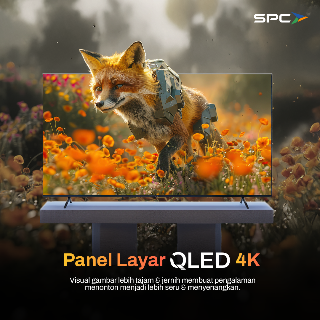 Jual SPC Google TV 50 inch - ST50 QLED Google TV 4K UHD | Dolby Audio ...