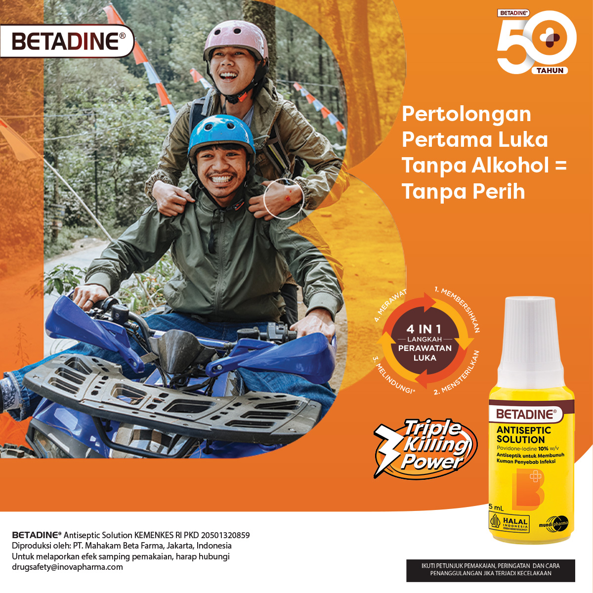 Jual BETADINE SOLUTION Obat Luka Antiseptik 15ml Twin Pack | Shopee ...