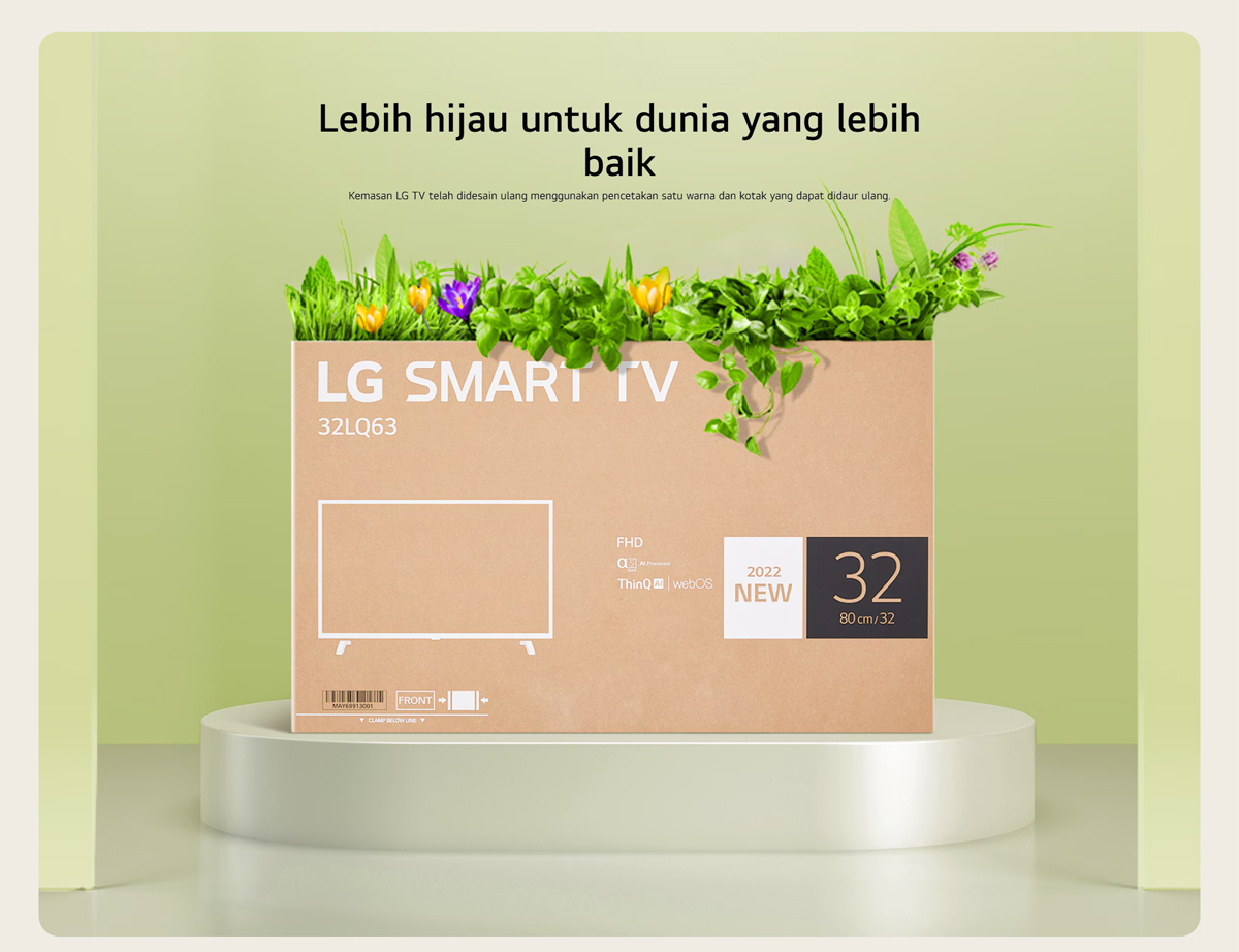 Jual LG Smart TV / Televisi 32 Inch - with Gen 5 AI Processor - HD ...
