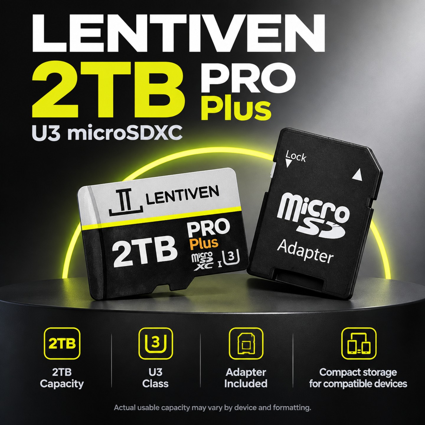 Jual LIANGWE Memory Card 2TB Micro SD 200MBs Class 10 High Speed 1TB ...