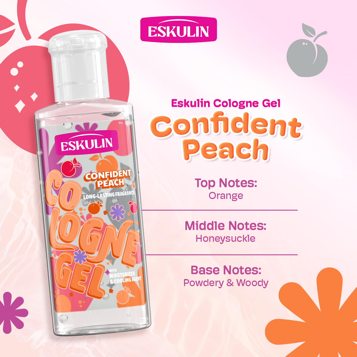 Jual Eskulin Cologne Gel 100 ml | Long-Lasting Fragrance with ...