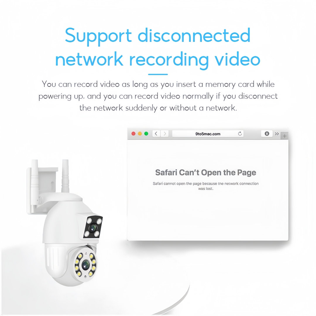 Jual V380 Pro Dual Lens Outdoor CCTV Smart Wifi HD 8MP Full View Night Vision Audio Dua Arah IP ...