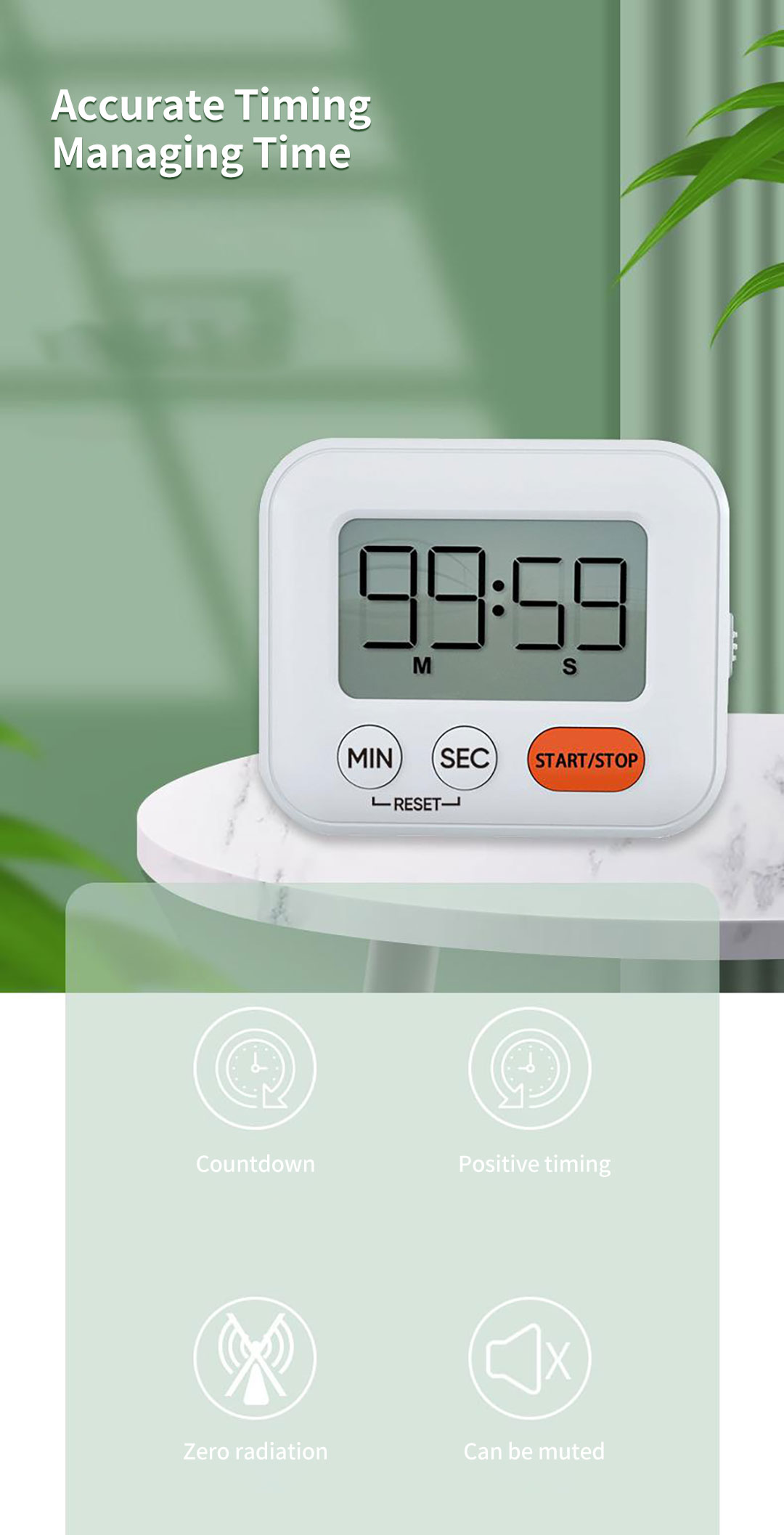Jual HENGXIANG Timer Digital HX-2119 Timer Mundur & Maju Magnet Kuat ...