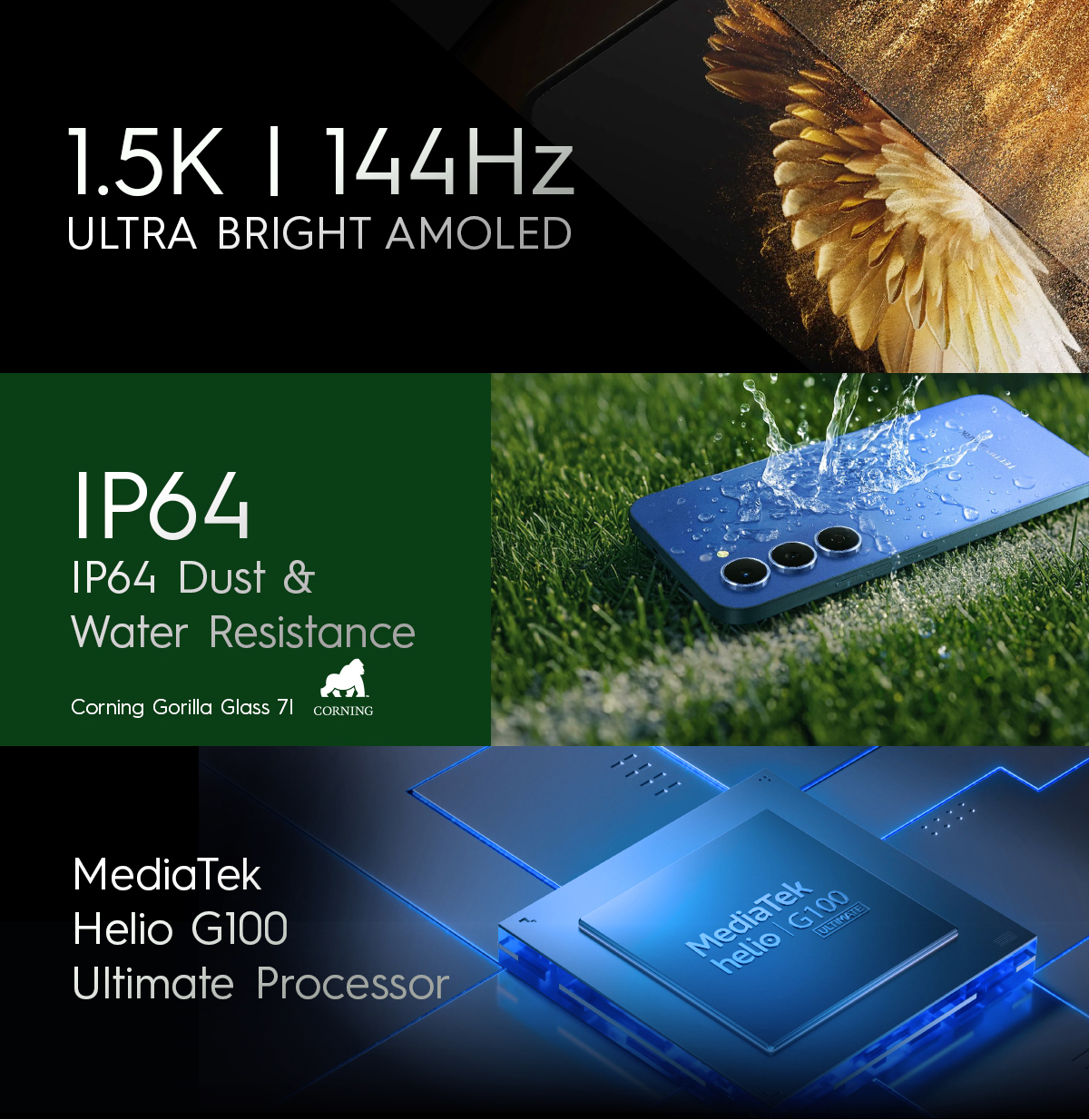 Jual TECNO SPARK 40 Pro - 8+8GB*/128GB, 1.5K & 144Hz AMOLED Display ...