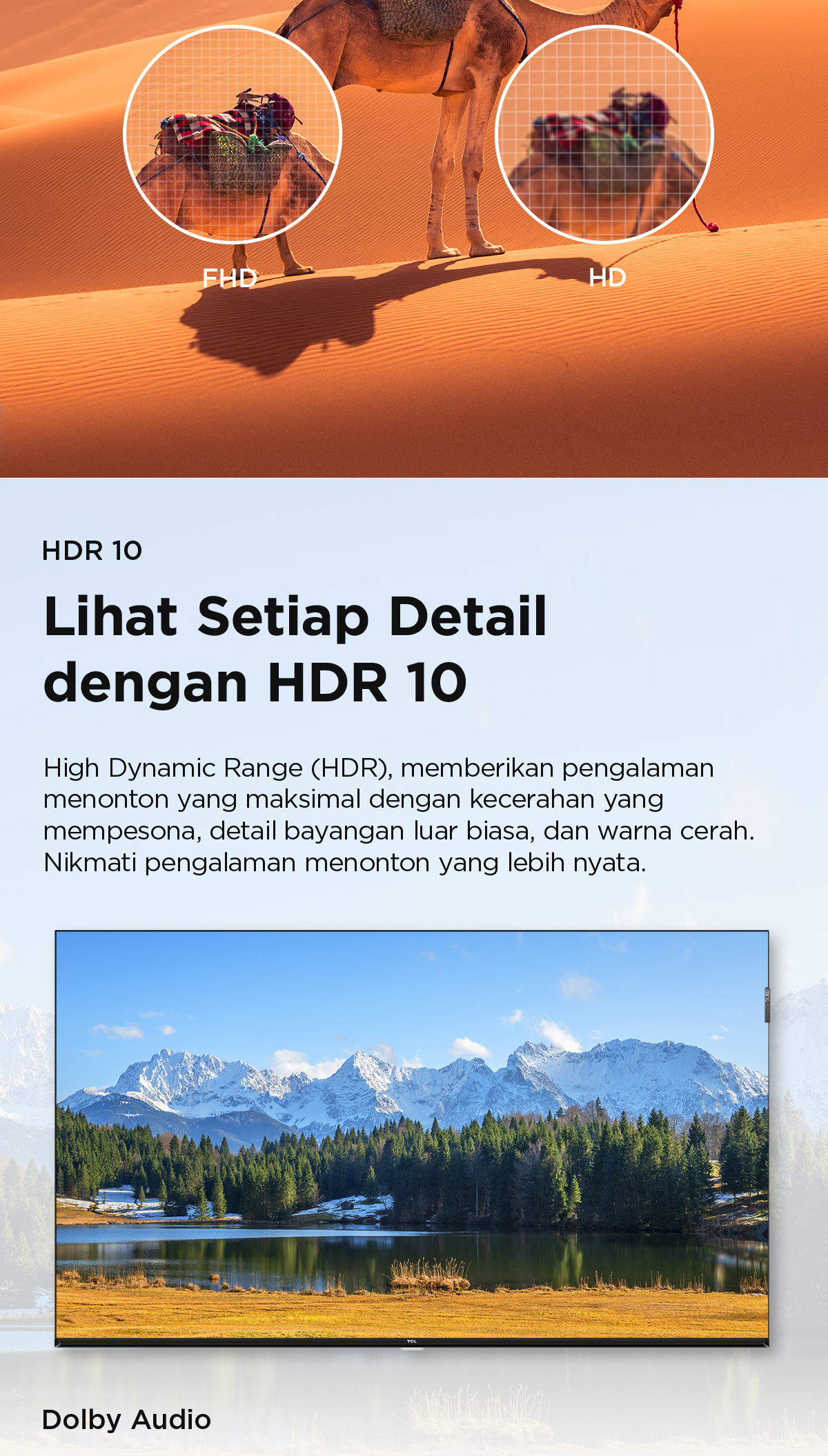 Jual TCL Ultimate QLED FHD TV 40 inch V5C - HDR 10 - Dolby Audio ...