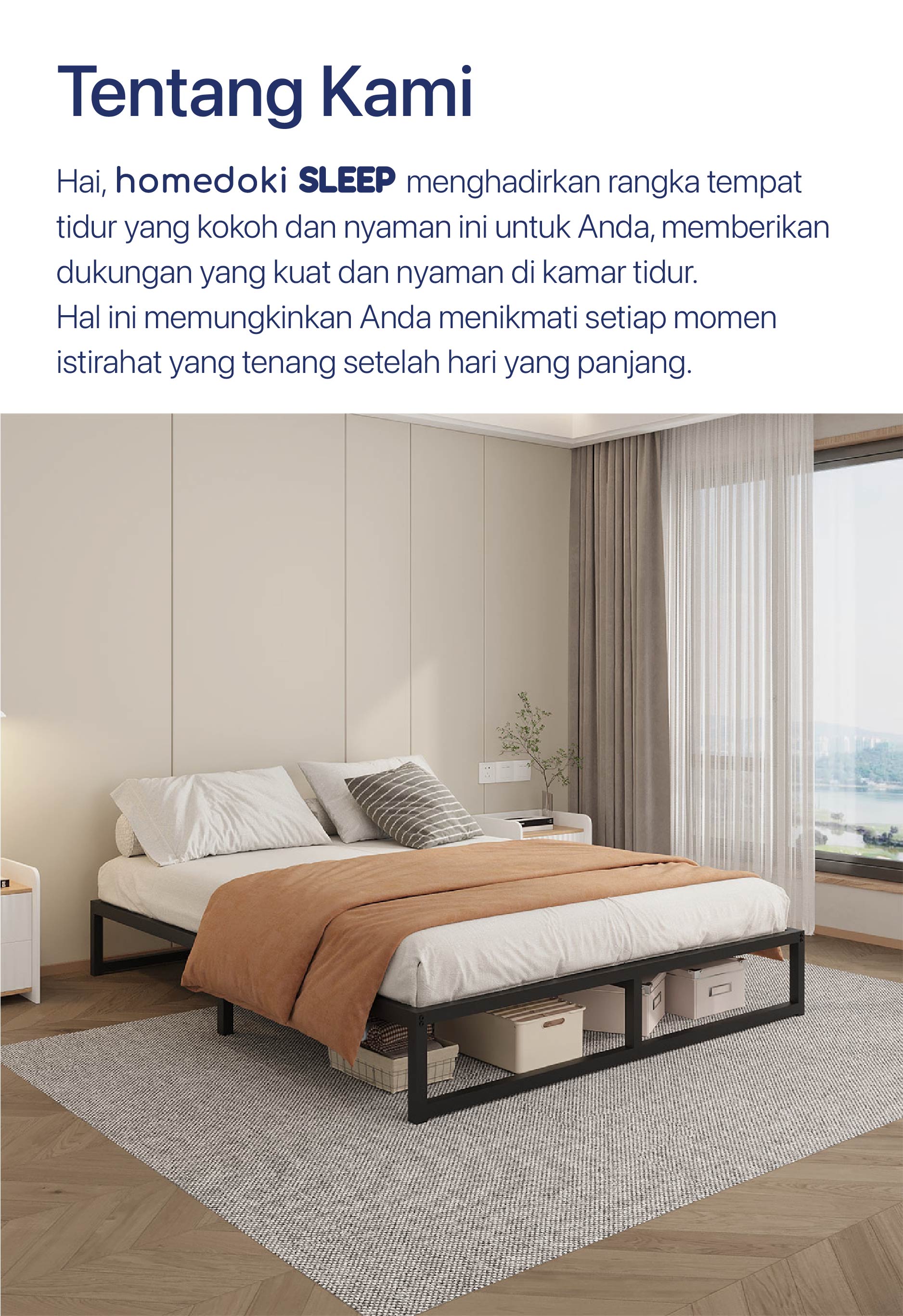 Jual Homedoki Cubic Series / Dipan Tempat Tidur / Abel Ranjang Besi ...