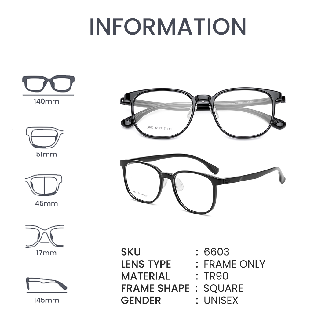 Jual Robins Kacamata Minus Kotak Bisa Custome Lensa Anti Radiasi ...