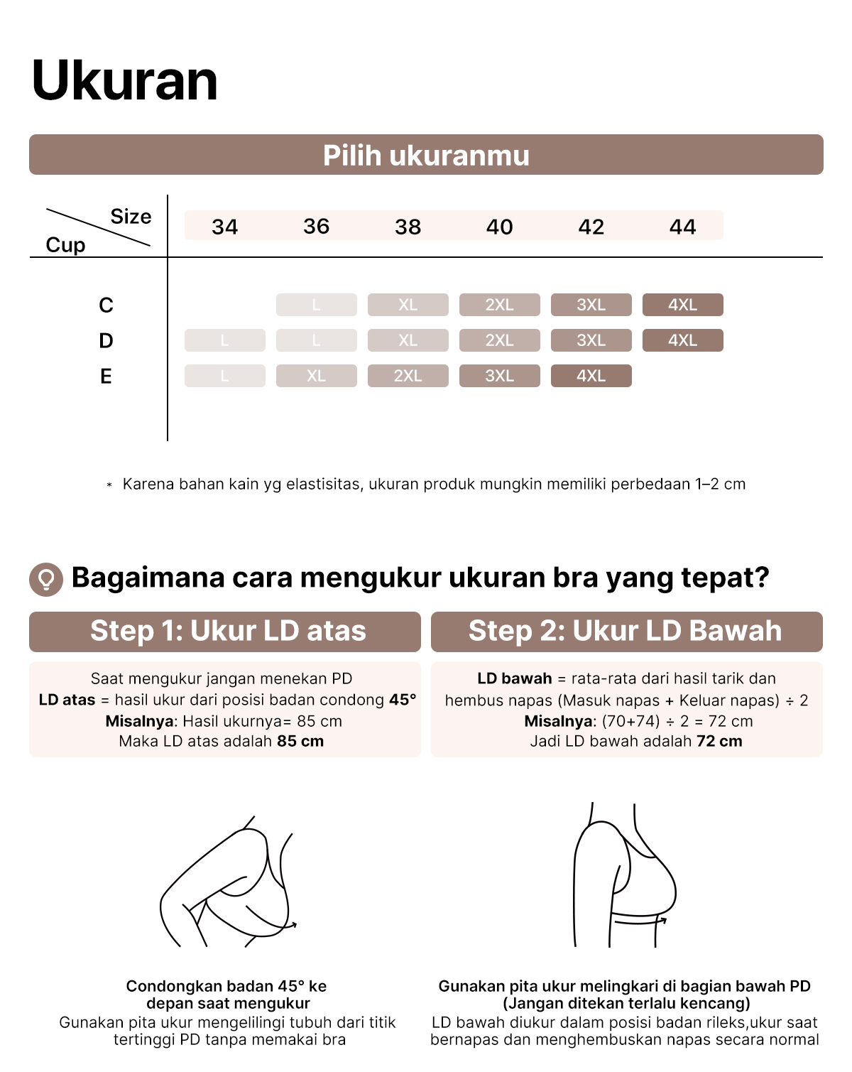 Jual GRENEY-Gbras-Paket bra (2PCS) Bra Jumbo Big Size Desain Cup Pijat ...