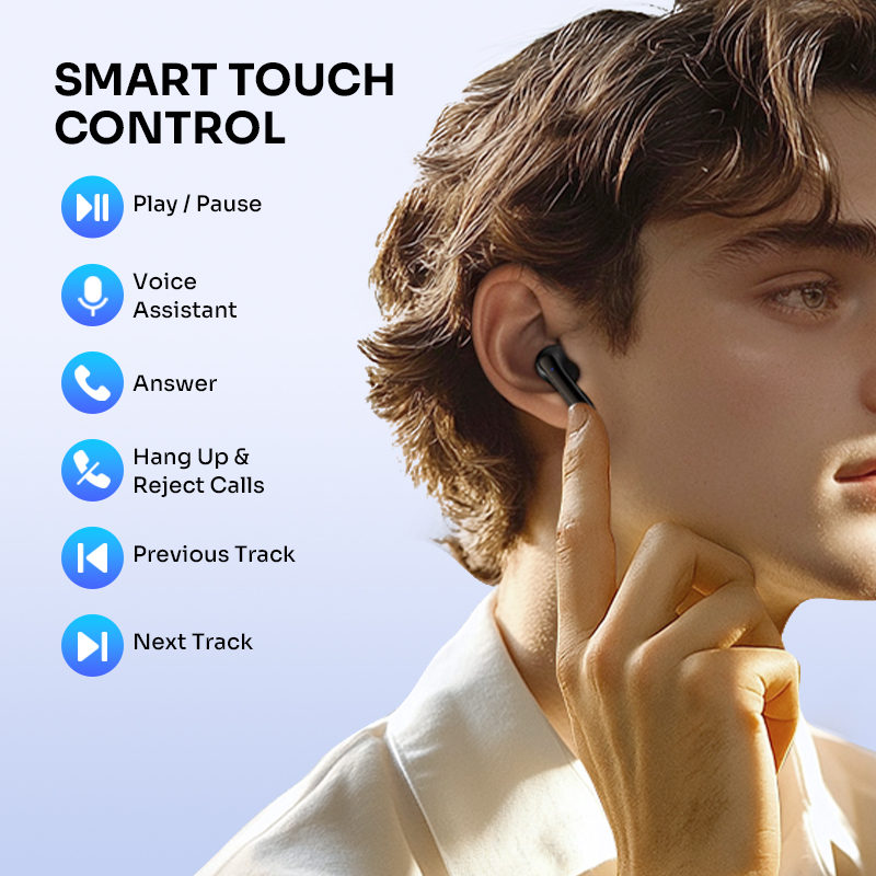 Jual ROBOT Earphone OWS Sport IP54 Bluetooth 5.4 TWS True Wireless ...