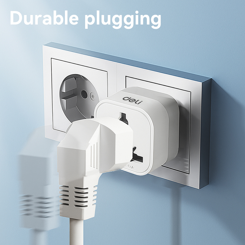 Jual Deli Universal Travel Adapter Set Multi-Country 3 in 1 / Colokan ...