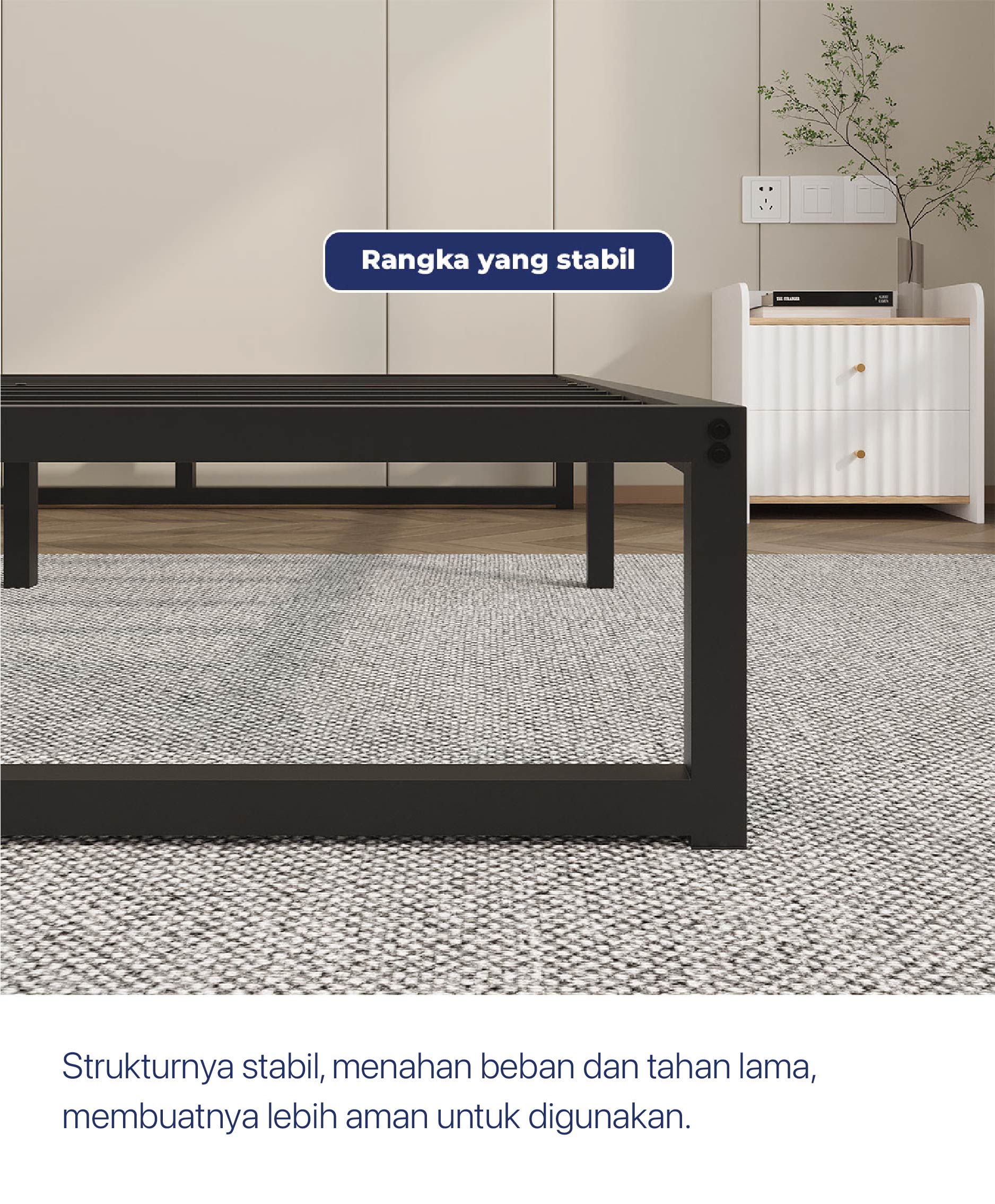 Jual Homedoki Cubic Series / Dipan Tempat Tidur / Abel Ranjang Besi ...