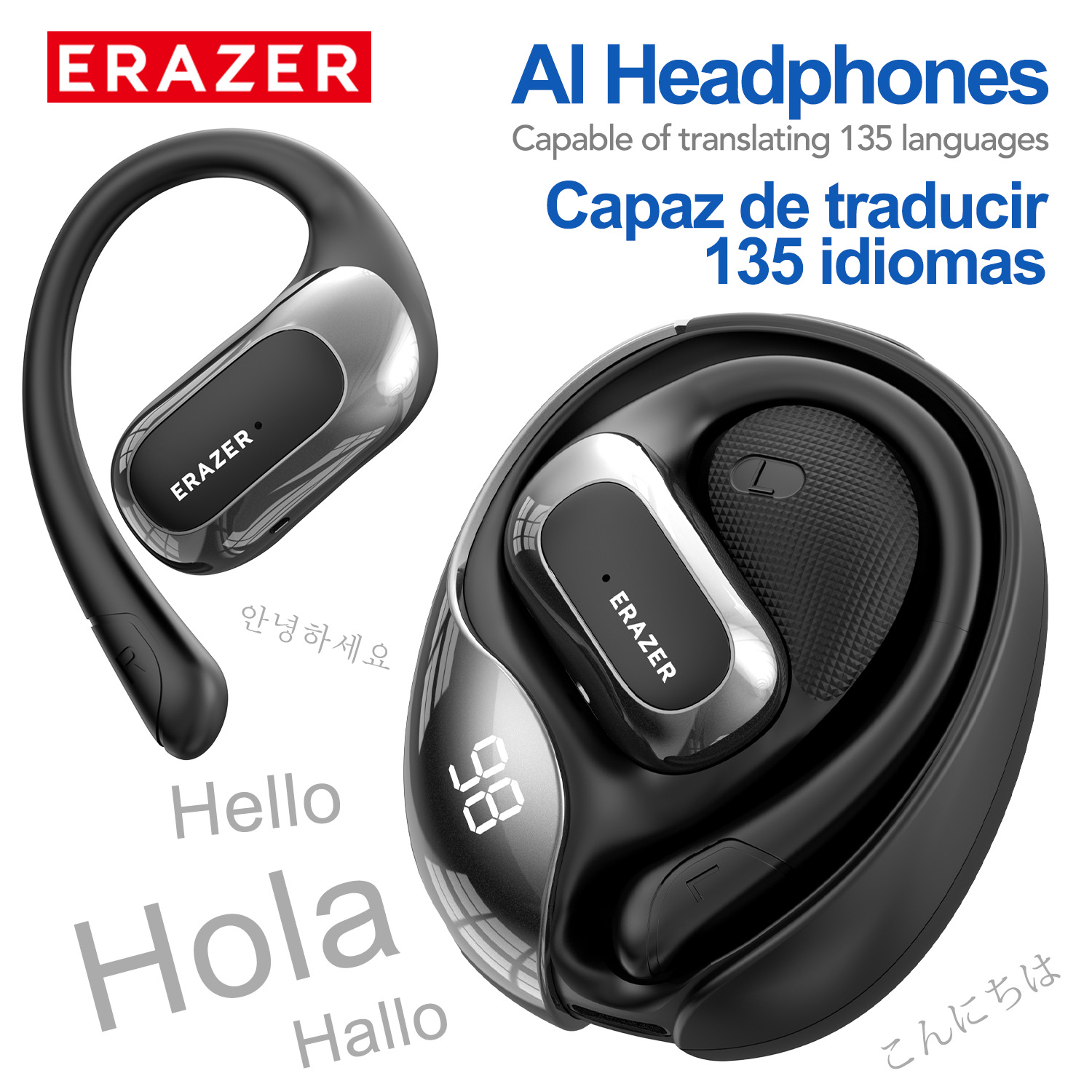 Jual Lenovo ERAZER X5 Headset terjemahan AI dapat menerjemahkan 135 ...