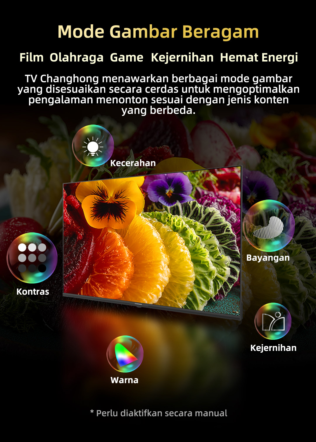 Jual Changhong TV 50 inch FHD Google Smart Digital TV Dolby Audio DBX ...