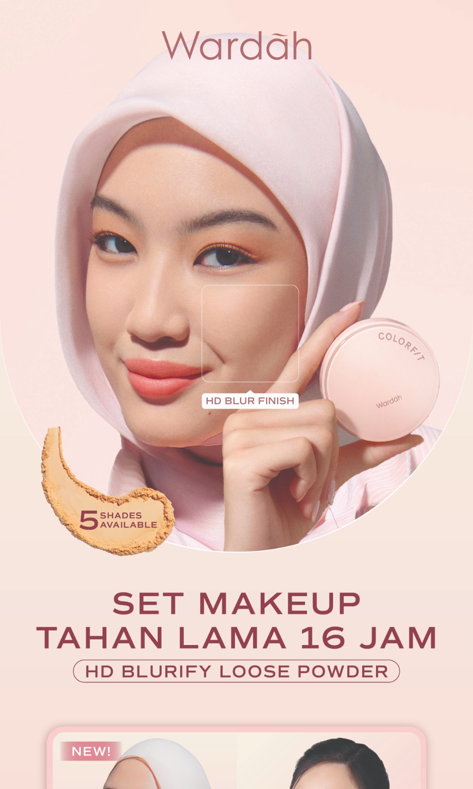 Jual NEW! WARDAH Loose Powder Colorfit HD Blurify Loose Powder - Bedak ...