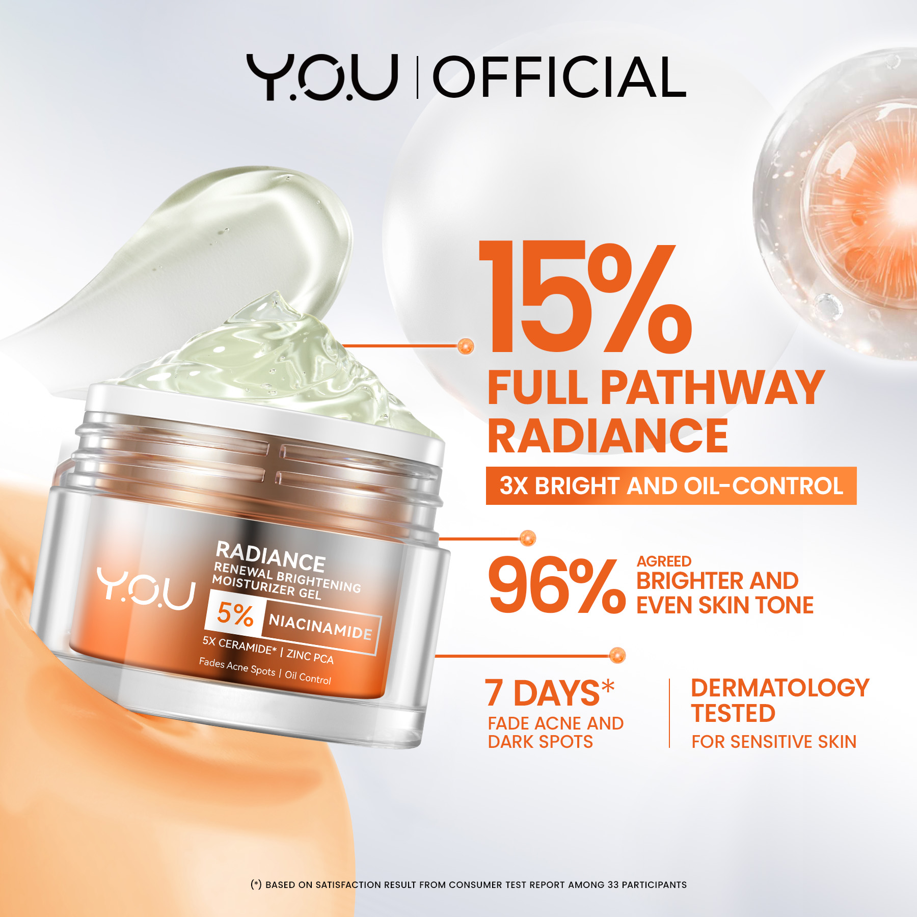 Jual [RADIANCE SERIES] YOU Radiance Antioxidant Brightening Cream 30G ...