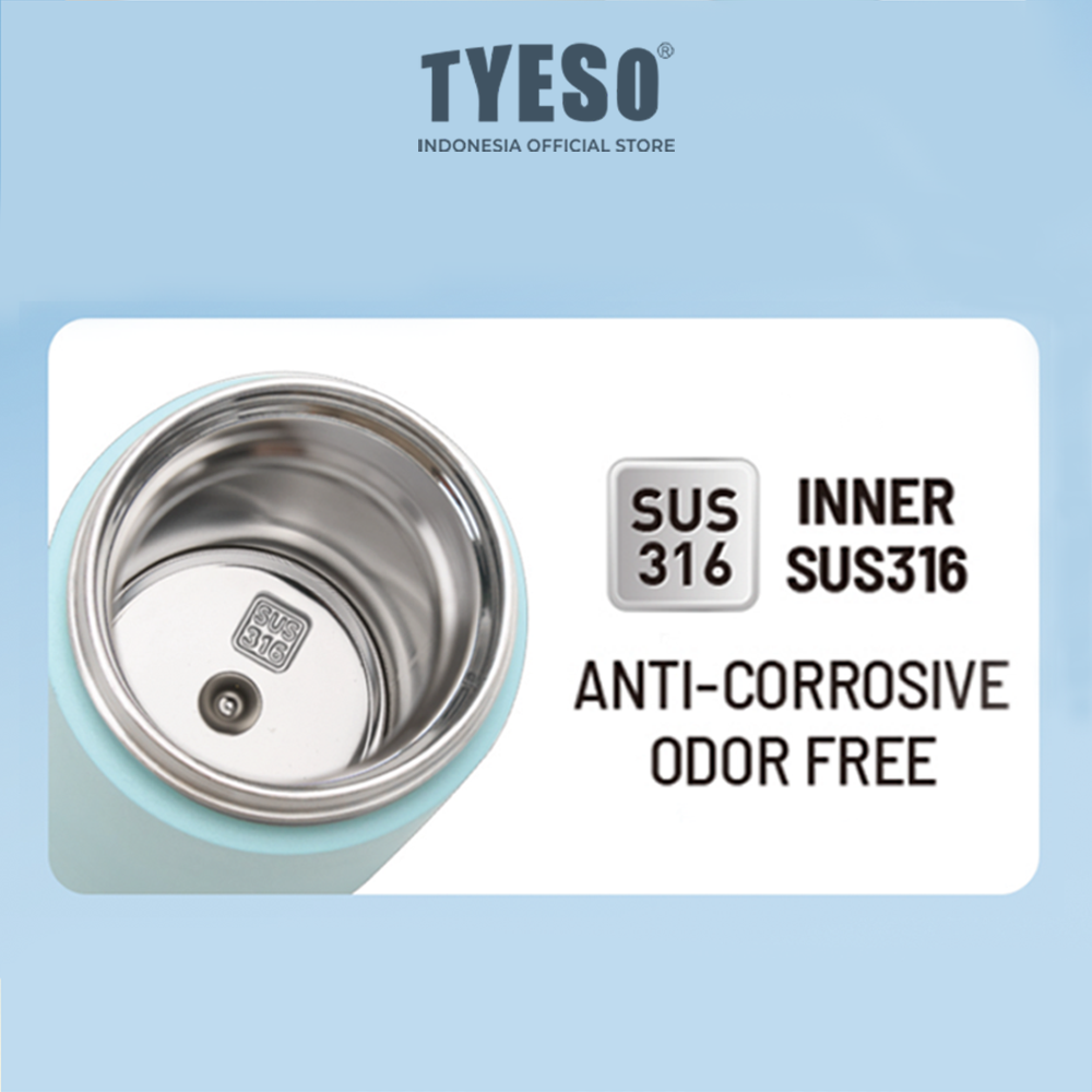 Jual [Stainless Steel 316] Tyeso Food Jar Termos Nasi Sup Bubur 260ML TS-01039 SUS 316 Tahan ...