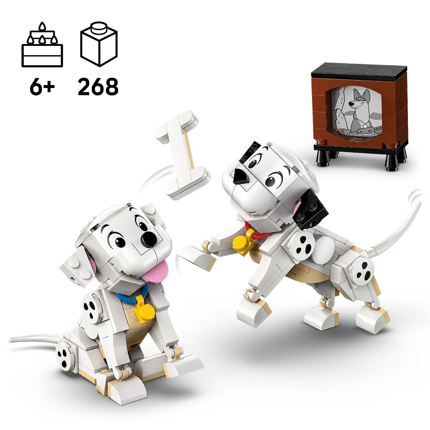Jual LEGO Disney 43271 Lucky & Penny 101 Dalmatians Puppies (268 Pieces ...