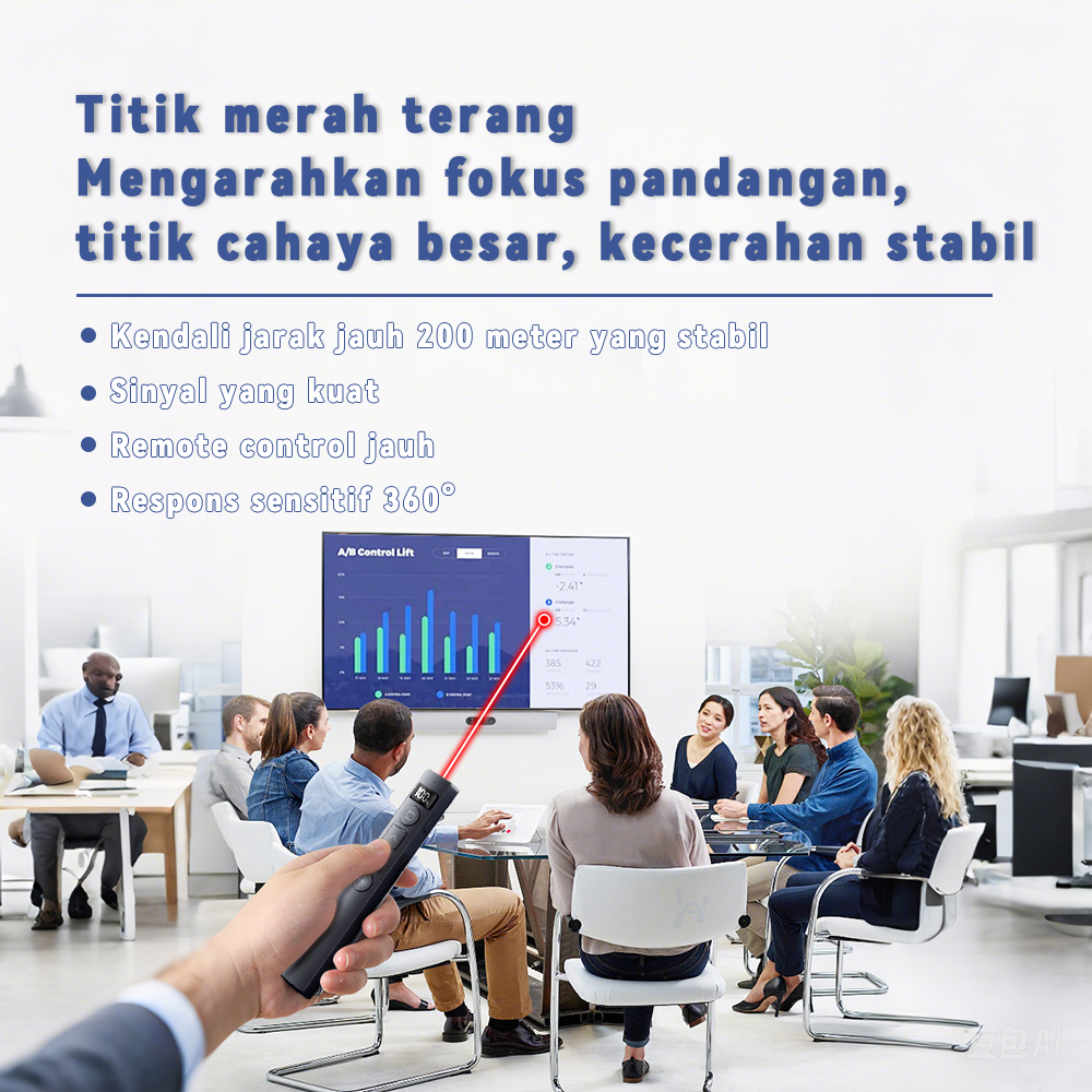 Jual 3CPAL Laser Pointer Presentasi Wireless PPT Presenter USB ...