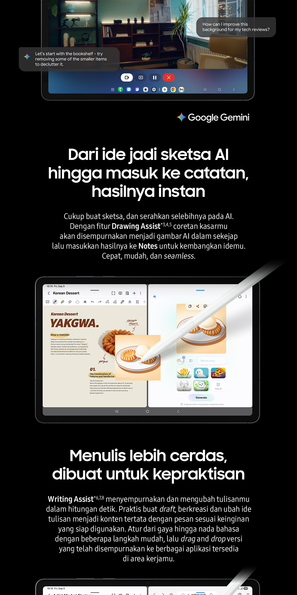 Jual Samsung Galaxy Tab S11 5G 12/256GB - Gray | AI Tablet | Tab ...