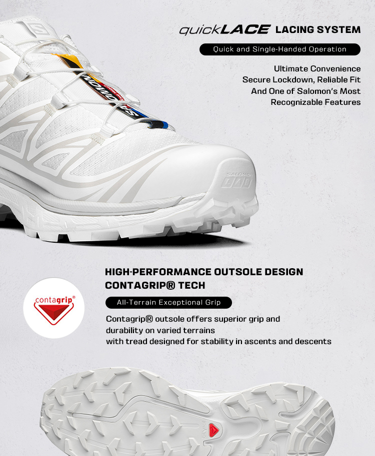 Jual SALOMON XT-6 Unisex SPORTSTYLE Trial Running Shoes Sepatu Sports ...