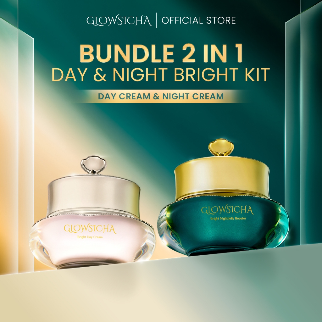 Jual Glowsicha Bundle 2in1 Bright Day Cream Night Cream Jelly Booster ...