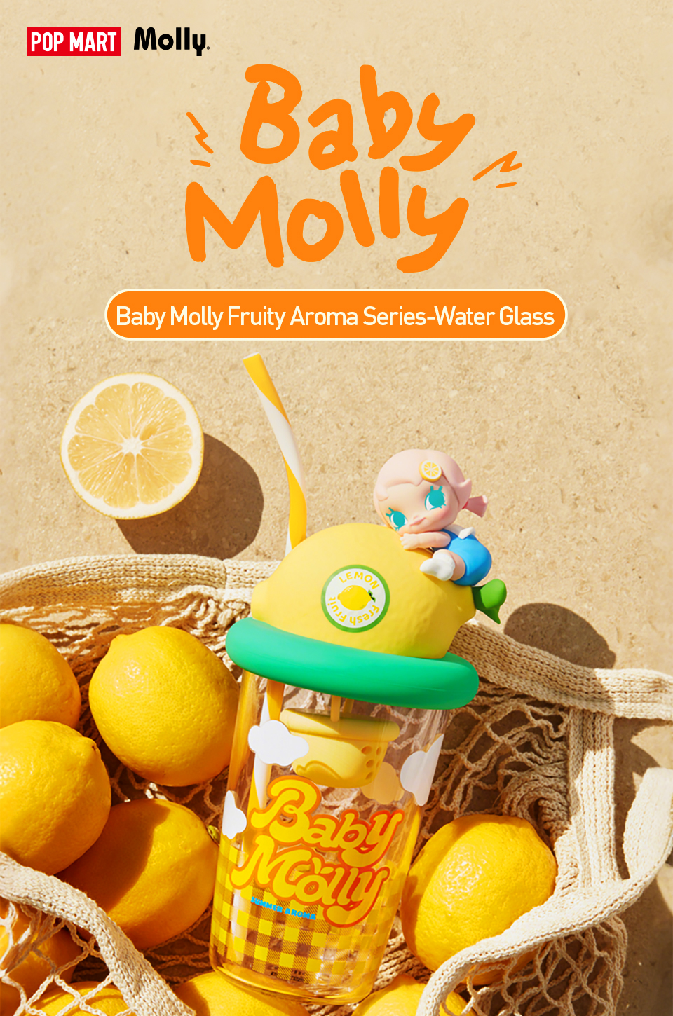 Jual POP MART Baby Molly Fruity Aroma Series - Water Glass Birthday ...