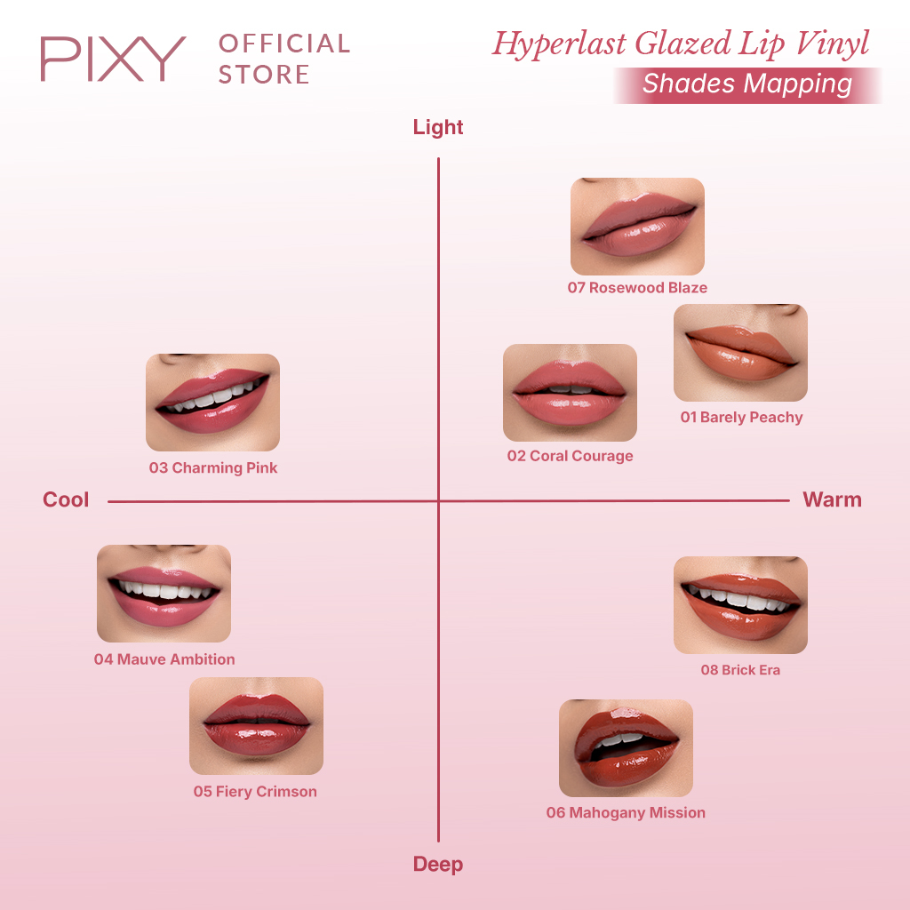 Jual Pixy Hyperlast Glazed Lip Vinyl 3g/Lip Cream/Lip Matte | Shopee ...