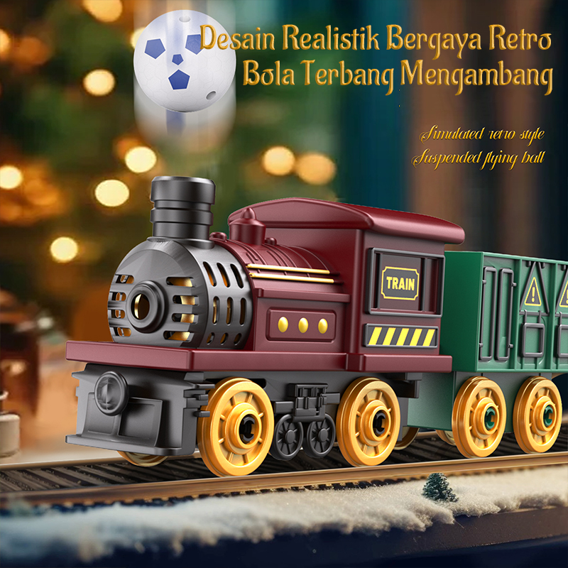 Jual MEKANSM Kereta Mainan Edukasi Retro Mesin Uap Pelontar Bola ...