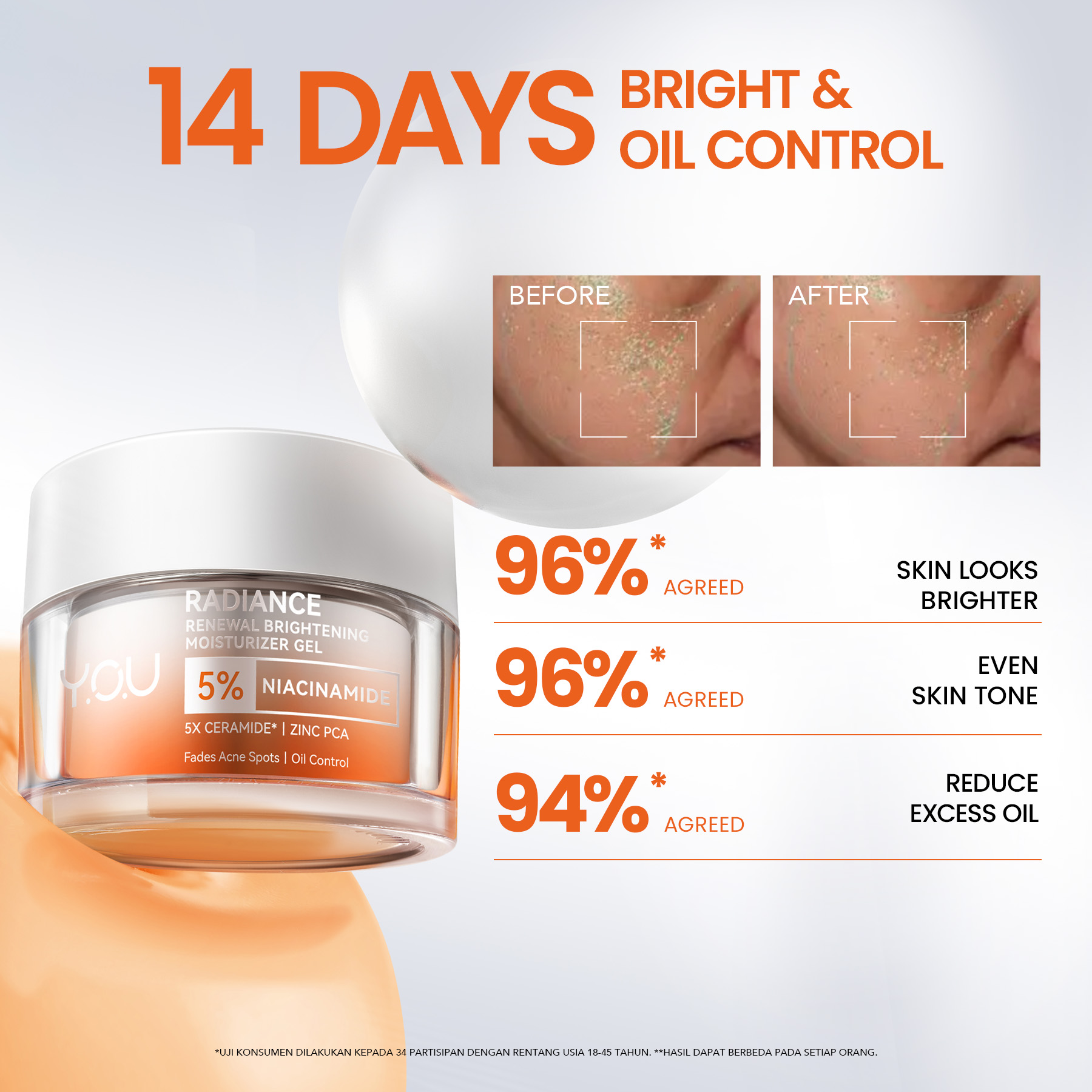 Jual [RADIANCE SERIES] YOU Radiance Antioxidant Brightening Cream 30G ...