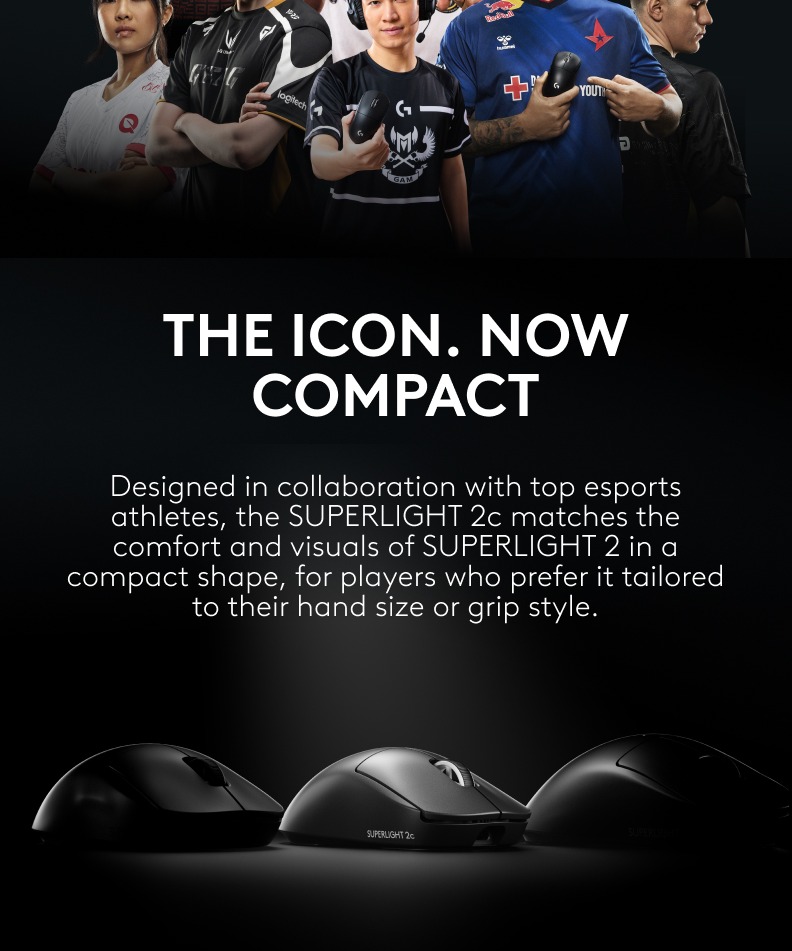 Jual Logitech G PRO X SUPERLIGHT 2c Wireless Gaming Mouse, Mouse ...