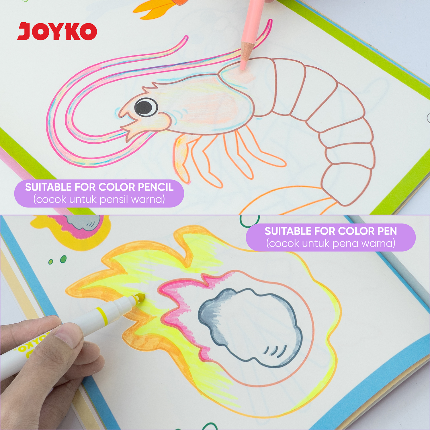 Jual JOYKO Buku Anak TK dan PAUD Mewarnai Isi 12 Lembar Coloring Book ...