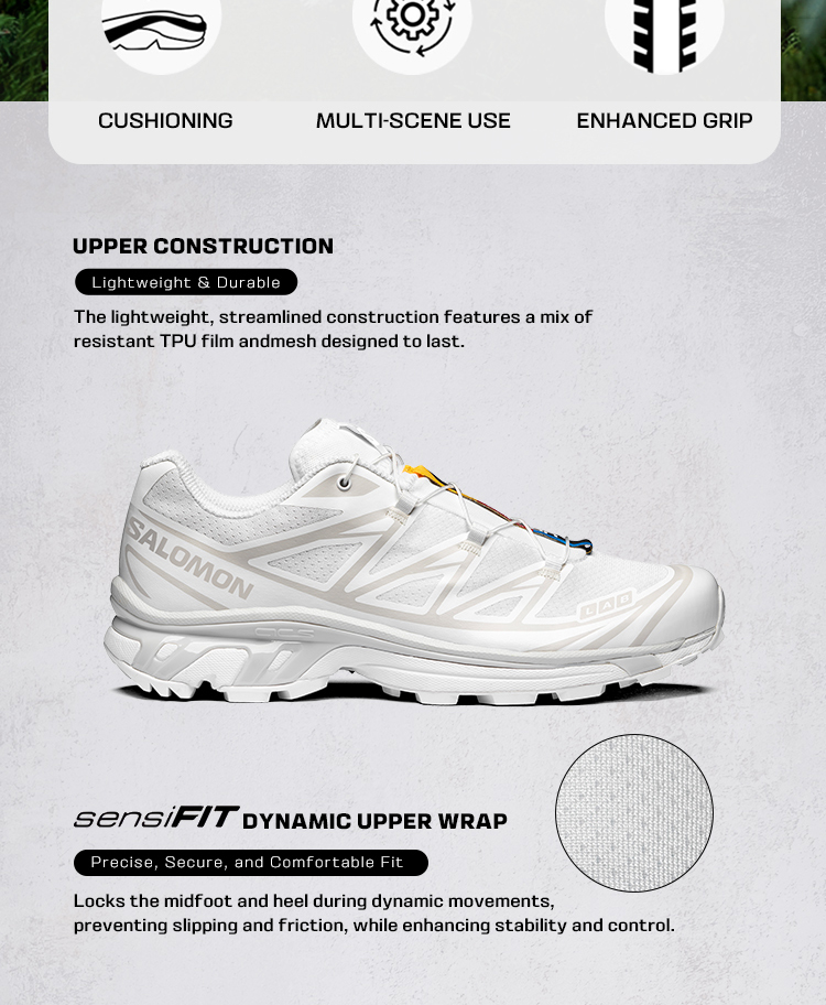 Jual SALOMON XT-6 Unisex SPORTSTYLE Trial Running Shoes Sepatu Sports ...