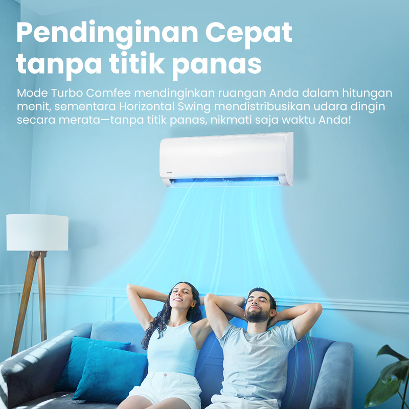 Jual Comfee AC C-Flow Standard 1 PK (Unit Indoor & Outdoor) - CFS-09FST - Low Watt, AC Hemat ...
