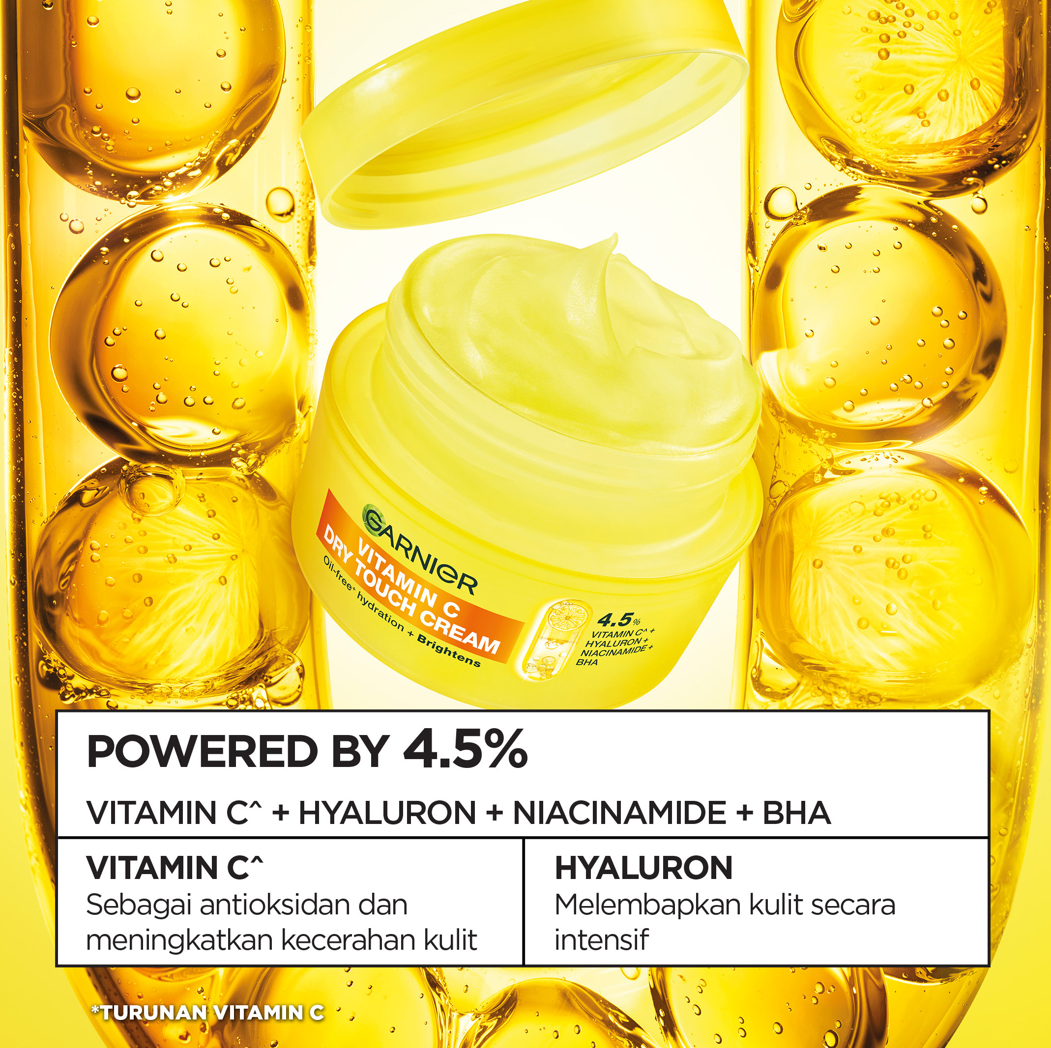 Jual (NEW LAUNCH) GARNIER Mochi Dry Touch Cream Moisturizer Pelembab ...